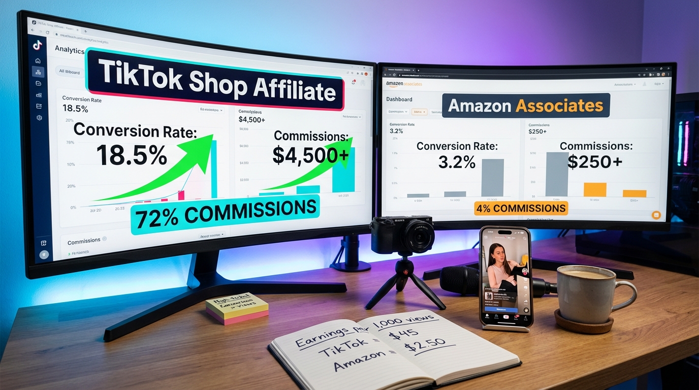TikTok Shop Affiliate vs Amazon Associates: The Real 2026 Payout Gap ...